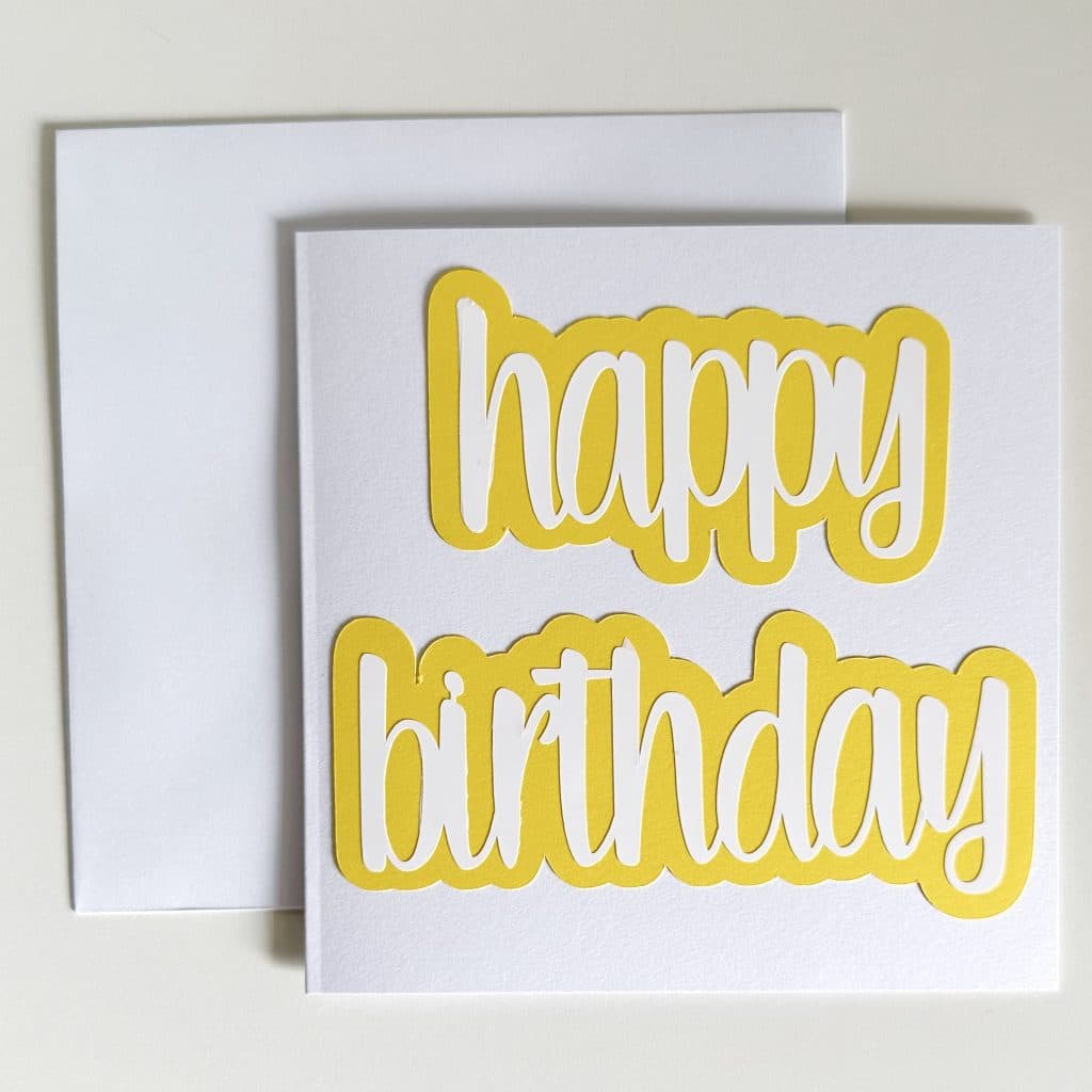 Buy Happy Birthday Yellow Greeting Cards Online | Floral Art